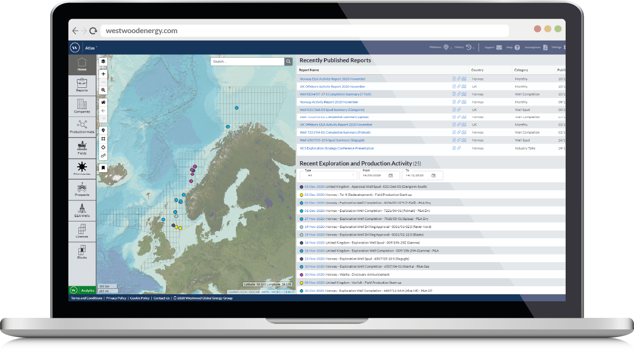 Atlas - NW Europe Oil and Gas | Westwood Global Energy Group